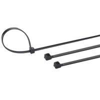 China UL94V-2 Self Locking Nylon 66 Cable Ties 18lbs Tensile Strength 100pcs for sale