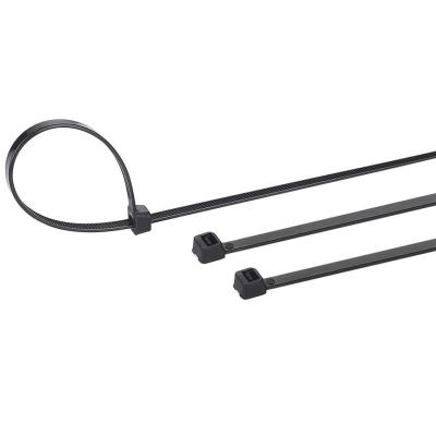 China UL94V-2 Self Locking Nylon 66 Cable Ties 18lbs Tensile Strength 100pcs for sale