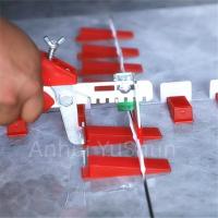 China Tile Accessories 2mm Leveling System Wall Floor Black Orange Color Tools Pp Materials For Tile Position for sale