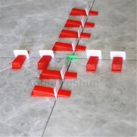 China Tile Accessories 2mm Leveling System Wall Floor Black Orange Color Tools Pp Materials For Tile Position for sale