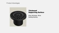 China Weather Resistant Round Versatile Adjustable Plastic Pedestal For Various Applications for sale