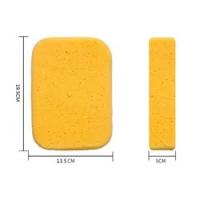 China YS Tile Grout Sponge 4 Inch Rectangle Yellow Durable Cleaning Sponge 50 Pack for sale