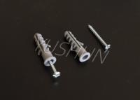 China Plastic Wall Plug Screw Full Expansion 8x40mm PE PP PA for Plasterboard for sale