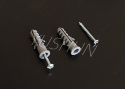 China Plastic Wall Plug Screw Full Expansion 8x40mm PE PP PA for Plasterboard for sale