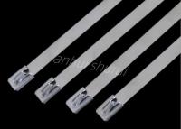 China OEM High Temperature 304 Stainless Cable Tie SS Binding Wire White Black for sale