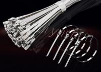 China Adjustable 304SS Stainless Steel Cable Ties 300mm OEM for sale