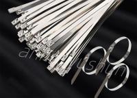 China SS 304 Reusable Metal Cable Ties 4.5x550mm OEM Stainless Steel Cable Ties for Wire Bundling for sale