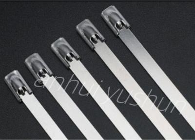 China SS304 Reusable Stainless Steel Cable Ties Self Locking 4.5x650mm for Industrial Binding for sale