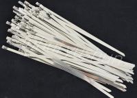China 4.5mm Bundle SS Zip Ties Steel Tie Wraps For Electrical Cables for sale