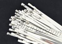 China 4.5mm Bundle SS Zip Ties Steel Tie Wraps For Electrical Cables for sale