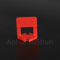 China YUSHUN Plastic Tile Leveling System Clips and Wedges 3mm for Ceramic Floor Installation for sale