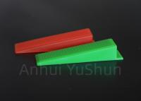 China YUSHUN Plastic Tile Leveling System Clips and Wedges 3mm for Ceramic Floor Installation for sale