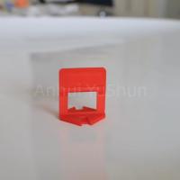 China YUSHUN Plastic Tile Leveling System Clips and Wedges 3mm for Ceramic Floor Installation for sale