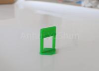 China Black 1.0mm Tile Leveling Clips And Wedges Spacers For Flooring Plastic for sale