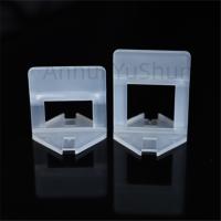 China 1mm-3mm Plastic Tile Levelers Porcelain Leveling Clips Construction Tools for sale