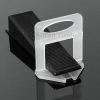 China PP Tile Leveling Clips and Wedges 2.0mm 100pcs Blue Color for Floor Installation for sale