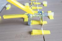China 2mm Red Color Tiles Leveler Clips Tile Leveling System Tile Accessories Clips Construction Tools for sale