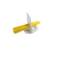 China YUSHUN 1.5mm Tile Leveling Wedges and Clips System for Floor Installation PP Plastic Spacers for sale