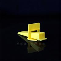 China YUSHUN Tile Leveling System Clips and Wedges 3mm Blue PP for Floor Ceramic Tiles for sale