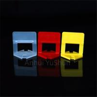 China 2mm Red Color Tiles Leveler Clips Tile Leveling System Tile Accessories Clips Construction Tools for sale
