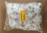China YUSHUN Tile Leveling System Clips and Wedges 3mm Blue PP for Floor Ceramic Tiles for sale
