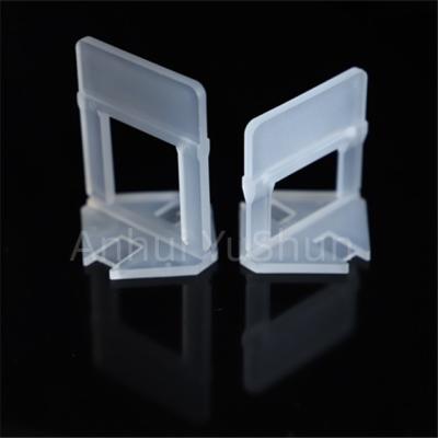 China YUSHUN Tile Leveling System Clips and Wedges 3mm Blue PP for Floor Ceramic Tiles for sale