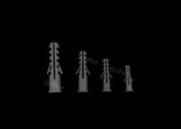China Nylon Wall Plugs and Screws Anchor for Concrete M6 to M14 Sizes 25mm to 75mm Length for sale