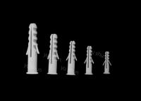 China ODM 8mm Nylon Plastic Wall Plug Screw Anchor Sleeves M8x40mm for Drywall for sale