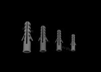 China ODM 8mm Nylon Plastic Wall Plug Screw Anchor Sleeves M8x40mm for Drywall for sale