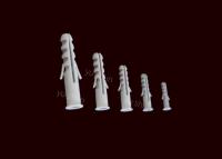 China Plastic Nylon Wall Plug Anchor 8x40mm 100pcs per Bag for Drywall Screw Fastening for sale
