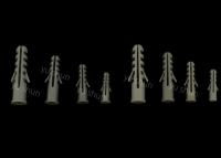 China Plastic Wall Plug Screw 10x50mm Nylon PE PP Expansion Anchor for Drywall Fixing for sale