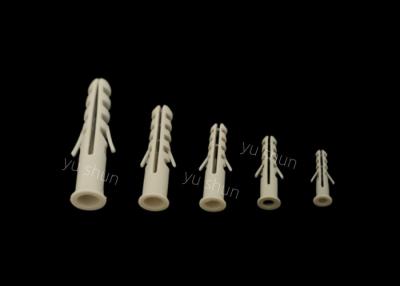 China Dark Grey Asymmetric Expansion Plastic Wall Plug 7mm 10mm Custom Sizes for Secure Fastening for sale