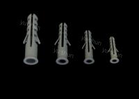 China M10 Symmetrical Plastic Wall Plug Screw Fastener Self Tapping for sale