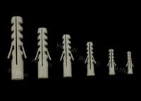 China M10 Symmetrical Plastic Wall Plug Screw Fastener Self Tapping for sale