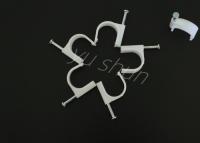 China Plastic Cable Clips 4mm to 25mm Easy Install Indoor Outdoor PP Cable Management for sale