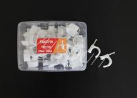 China Plastic Cable Clips 4mm-25mm Indoor Outdoor Cable Management White Black for sale