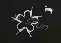 China Round Polyester Plastic Nylon Cable Clip Holder For Fixed Wires 4mm-26mm for sale