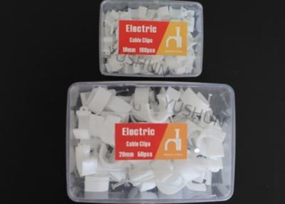 China Round Polyester Plastic Nylon Cable Clip Holder For Fixed Wires 4mm-26mm for sale
