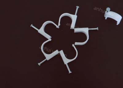 China Custom 9mm Plastic Cable Clips for Wire Fixing PE Nylon 8.5mm Diameter for sale