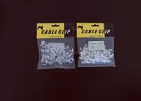 China 4mm-14mm Square Nylon Plastic Wire Clips Clamps White Grey Black for sale