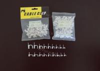 China Black Nylon Plastic Cable Clamps Fastener 24mm for Wire Fixing for sale