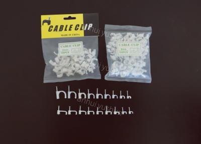 China Black Nylon Plastic Cable Clamps Fastener 24mm for Wire Fixing for sale