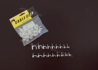 China Plastic Cable Clips 4mm-25mm Indoor Outdoor High Elasticity Circle Flat Cable Clips for sale