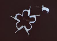China Plastic Cable Clips 4mm-25mm White Black PP Cable Management Organizer for sale