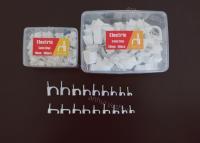 China Black White 6mm Cable Clips One Hole Plastic Cable Clamp for sale