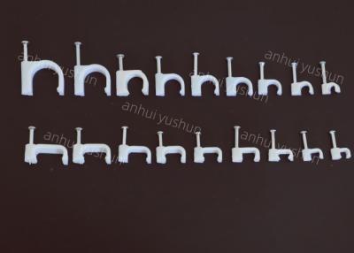 China Plastic Cable Clips 4mm-25mm Indoor Outdoor High Elasticity Circle Flat Cable Clips for sale