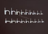 China PE Plastic Circle Wire Clip with Steel Nail 4mm to 50mm Cable Management Clips for sale