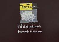 China Injection Molding Nail Plastic Cable Clips Coax Nails 7mm for sale