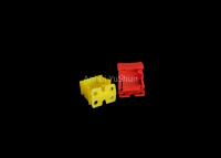 China YUSHUN 1.5mm Yellow Tile Leveling System Spacer Clamps 100pcs for Floor Positioning for sale