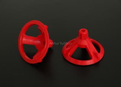 China YUSHUN Cement Spin Tile Leveling Clips and Wedges Screw 2.5mm POM Red for sale
